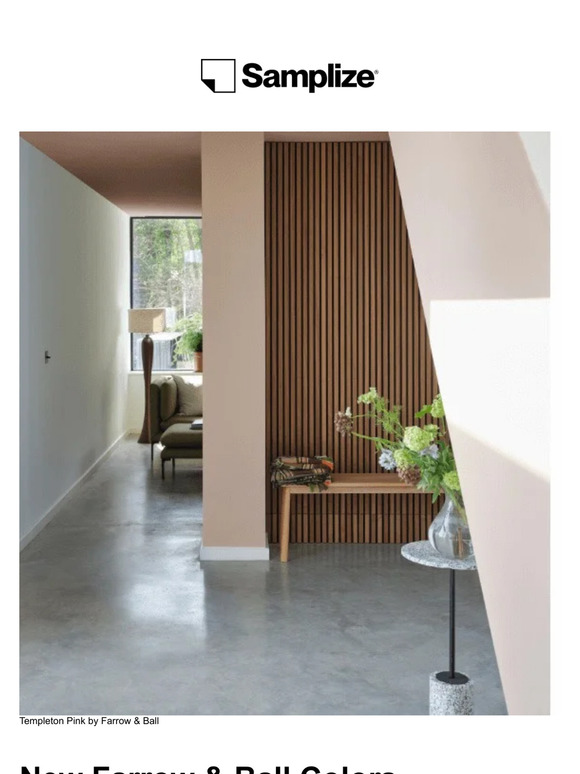 Samplize: Introducing New Farrow & Ball Colors! | Milled