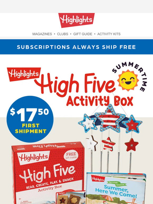Highlights for Children: ☀️ hot take ☀️ this activity box is better ...