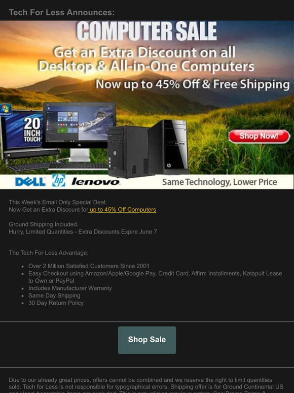 Tech For Less: PC Paradise: Save Big on Desktops Today | Milled