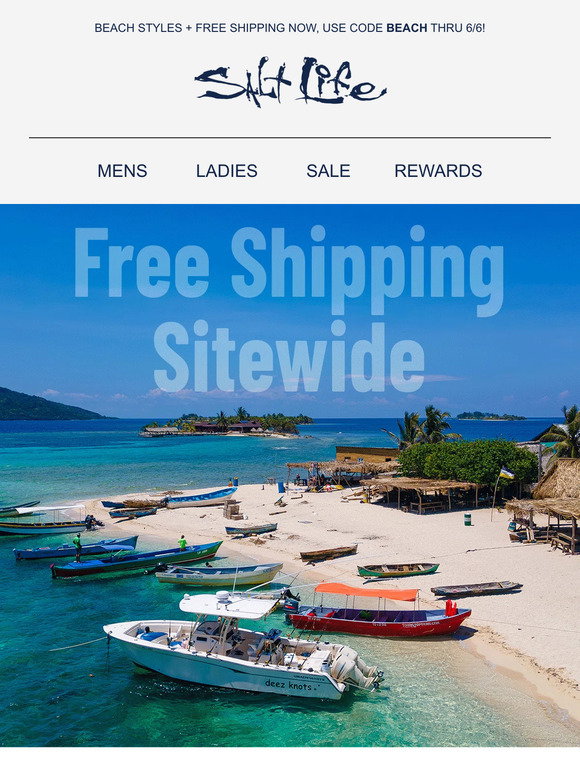 Salt Life: Explore Beach-Ready Styles 🏖️ with Free Shipping! | Milled