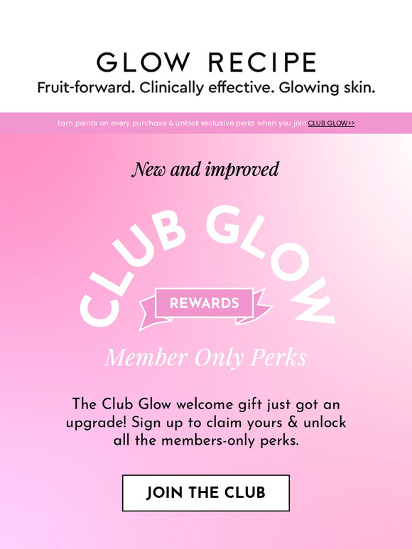 Glow Recipe Email Newsletters: Shop Sales, Discounts, and Coupon Codes