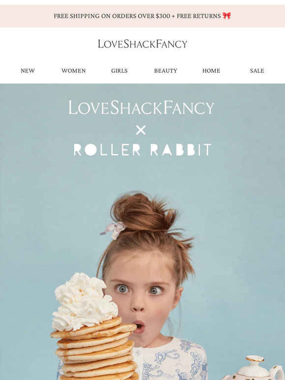 LOVESHACKFANCY: JUST IN: Our New LoveShackFancy x Roller Rabbit Capsule | Milled