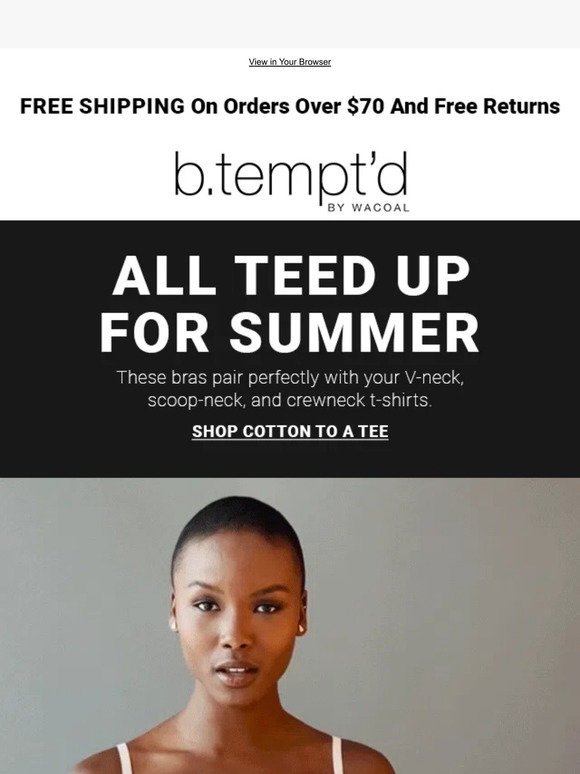 Wacoal: Super Soft Cotton Bras For Summer | Milled