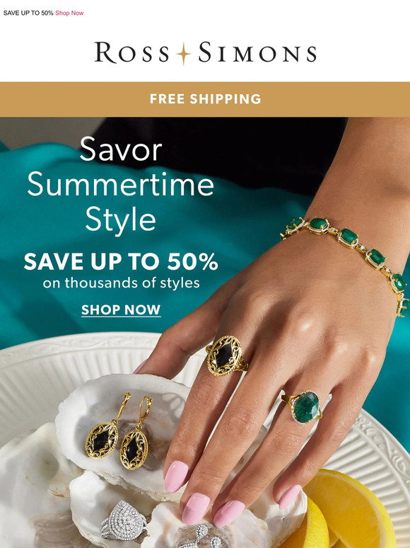 Ross-Simons: Today's specials: diamonds, gemstones and gold 💛 | Milled