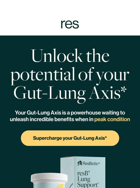 ResBiotic: Supercharge your Gut-Lung Axis* | Milled
