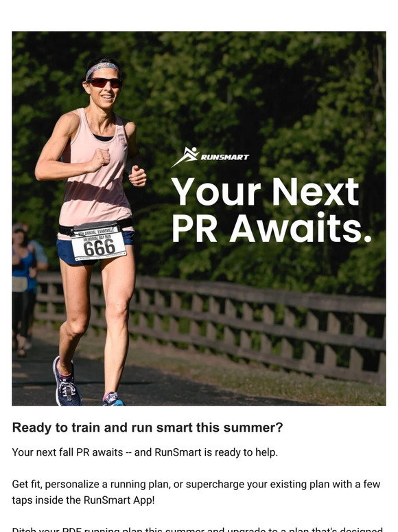 RunSmart: Your running plan is ready! | Milled