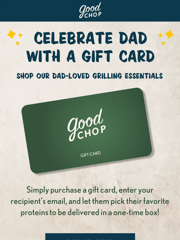 Good Chop: 🎁 Gift Cards are Here! | Milled