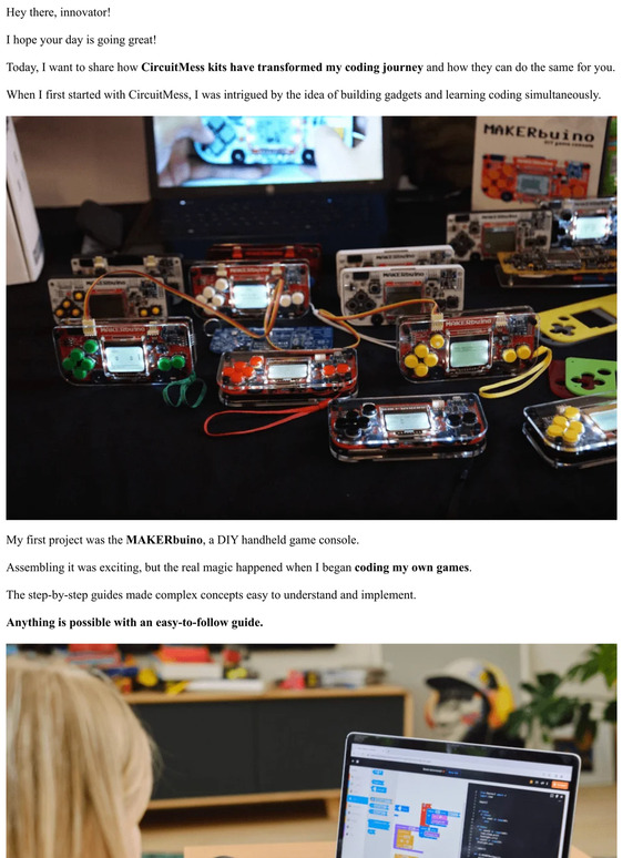 CircuitMess: 🧑‍💻 Coding has finally become fun (and easy)! | Milled