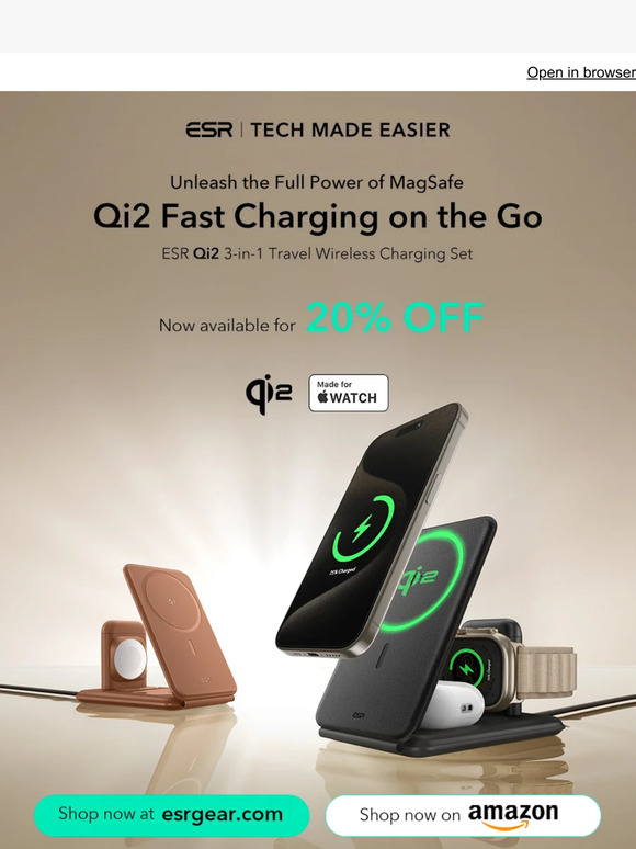 ESR Gear: The new Qi-2 3-in-1 wireless charging set is here ⚡️ | Milled