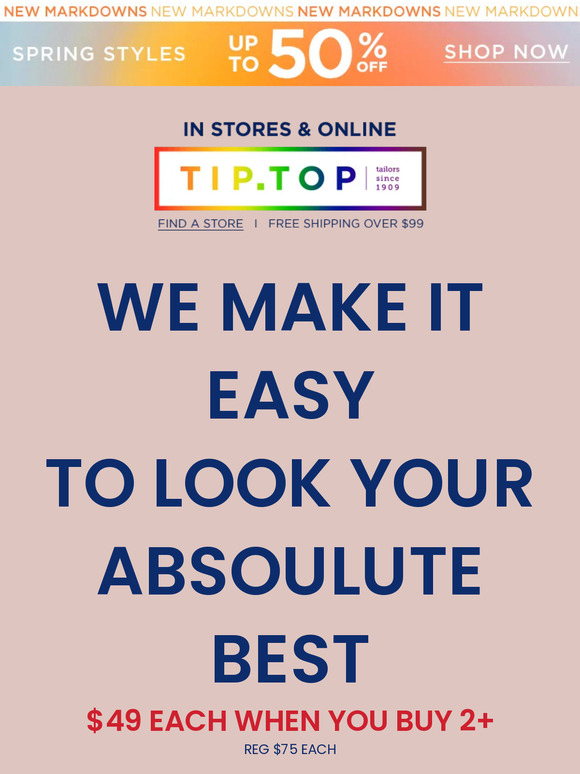 Tip Top Tailors: Our Most Iconic Dress Shirt | Milled