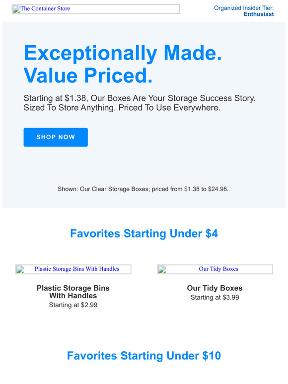 The Container Store: Stack & Store It All (Starting For Under $2) | Milled