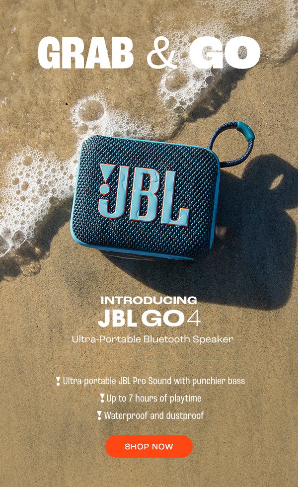 JBL: Grab & Go - Introducing Ultra Portable JBL Go 4 | Milled