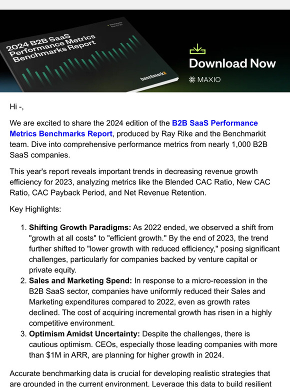 MAXIO: Navigating 2024: Insights for Early-Stage B2B SaaS Founders ... MAXIO: Navigating 2024: Insights for Early-Stage B2B SaaS Founders ...