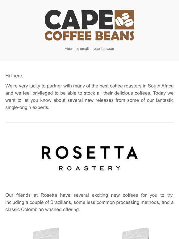 Cape Coffee Beans: New Coffee Releases From Some Of Our Roasters | Milled