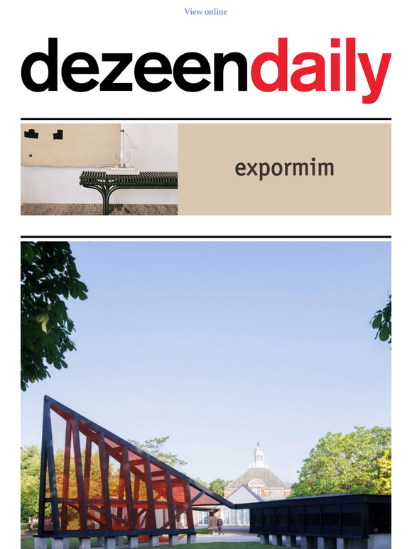 Dezeen: Serpentine Pavilion revealed | Lloyd Wright chapel disassembly ...