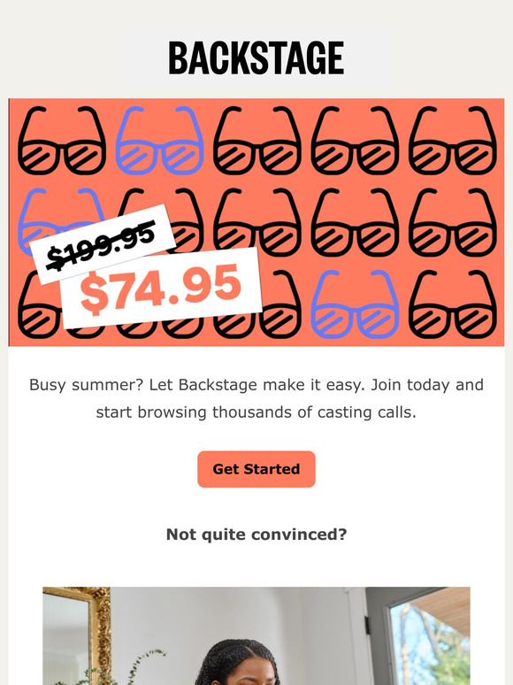 Backstage: Backstage makes landing an audition easy! | Milled