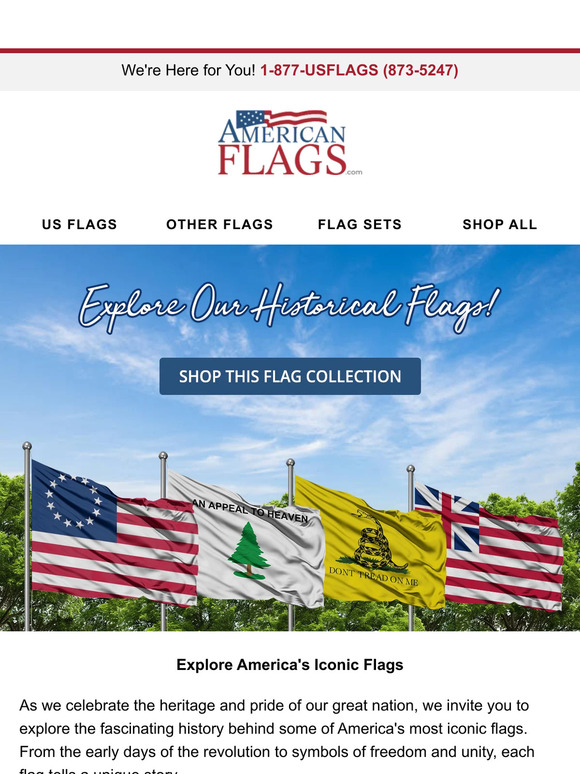 American Flags: Explore the Rich History of America's Iconic Flags ...