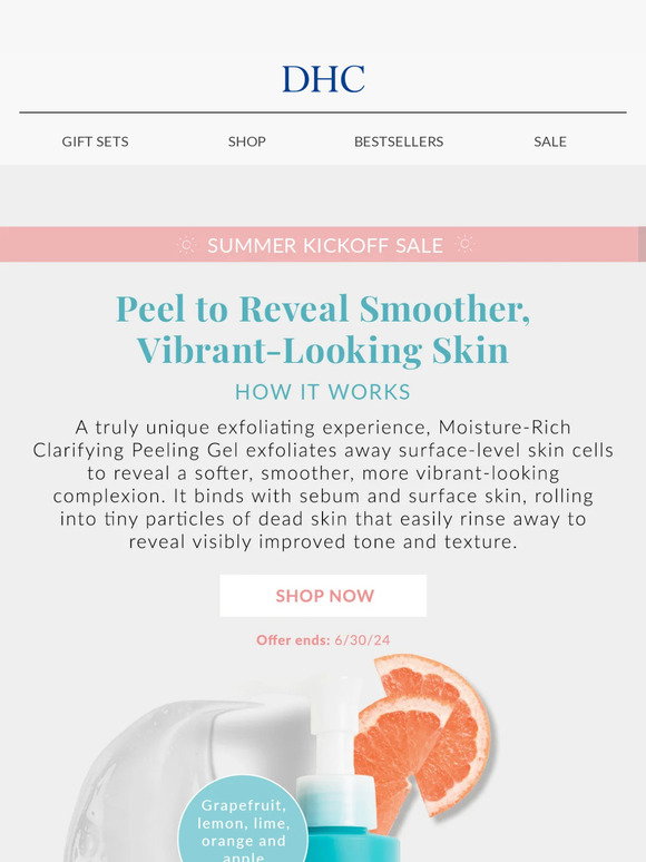 DHC: Exfoliate Your Way to Radiant Skin | Milled