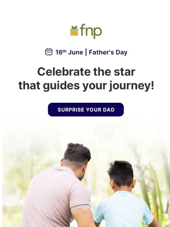 Ferns N Petals: Thank dad for sharing his life stories! | Milled