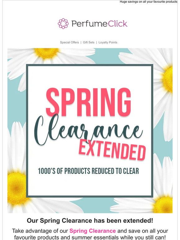 Perfume Click: 🌸 Our Spring Clearance is extended! | Milled