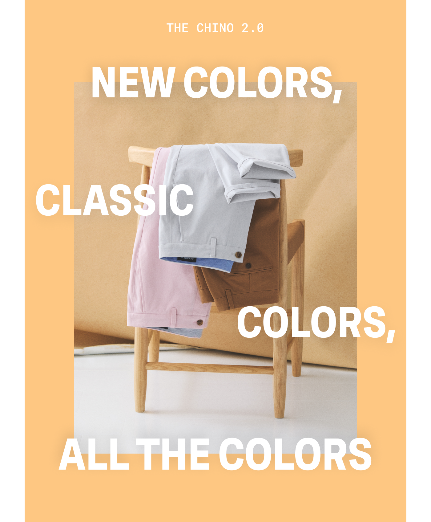 Bonobos: NEW COLORS: The Chino 2.0 | Milled