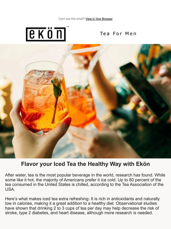 Ekön Tea: How to Flavor your Iced Tea 💪 | Milled