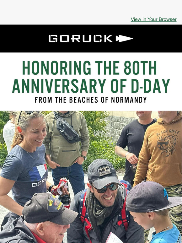 GORUCK: Honoring the 80th Anniversary of D-Day | Milled