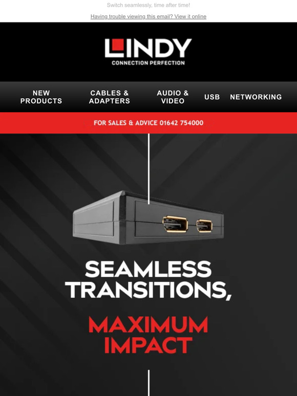 Lindy Electronics: Discover our range of AV Switches | Milled