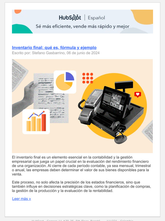 HubSpot: Inventario final: qué es, fórmula y ejemplo | Milled