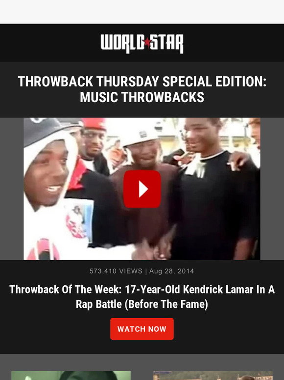 Worldstar: [Throwback Thursday: Music] 17-Year-Old Kendrick Lamar In A ...