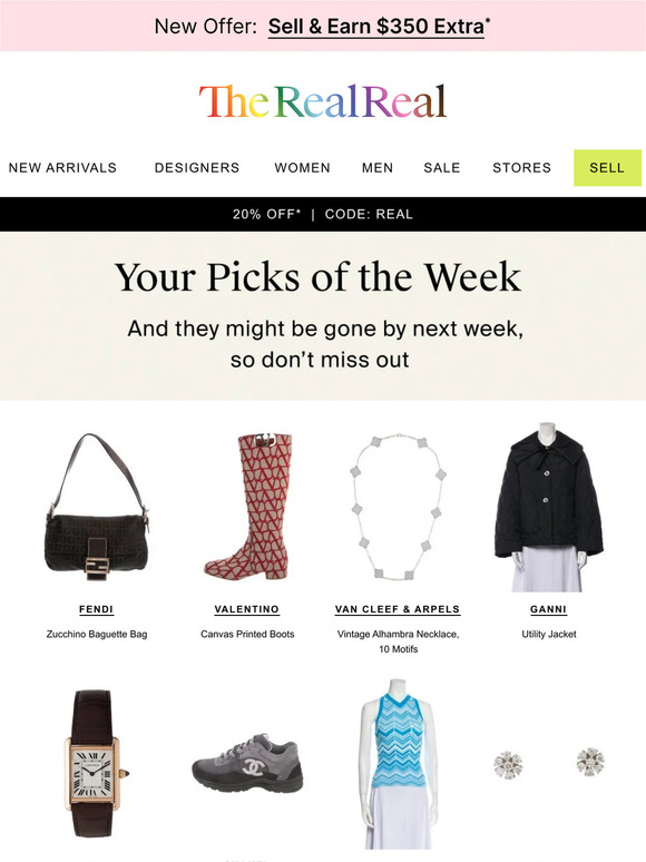 The RealReal: Your Top Finds Have Arrived | Milled