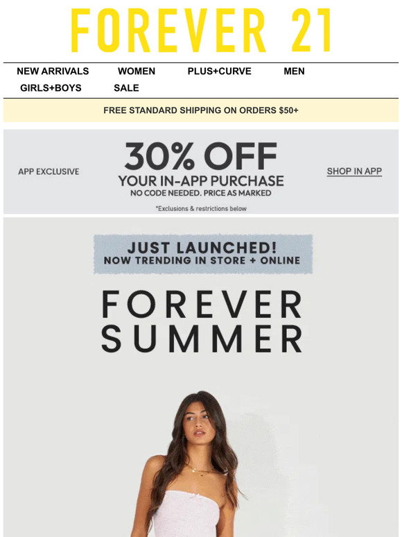 Forever 21: JUST LAUNCHED! Now Trending in-store & online! | Milled