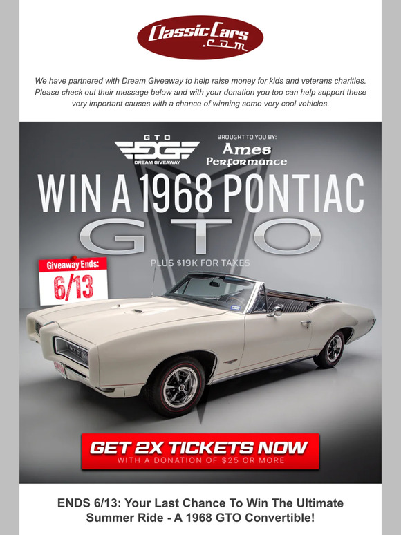 ClassicCars: HURRY! Time Is Running Out To Score This 1968 GTO ...