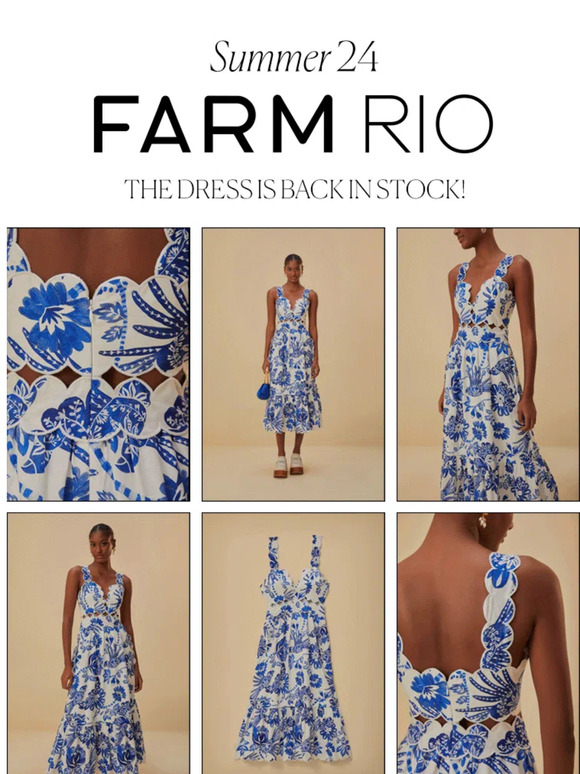 FARM Rio: THE DRESS IS BACK IN STOCK! | Milled