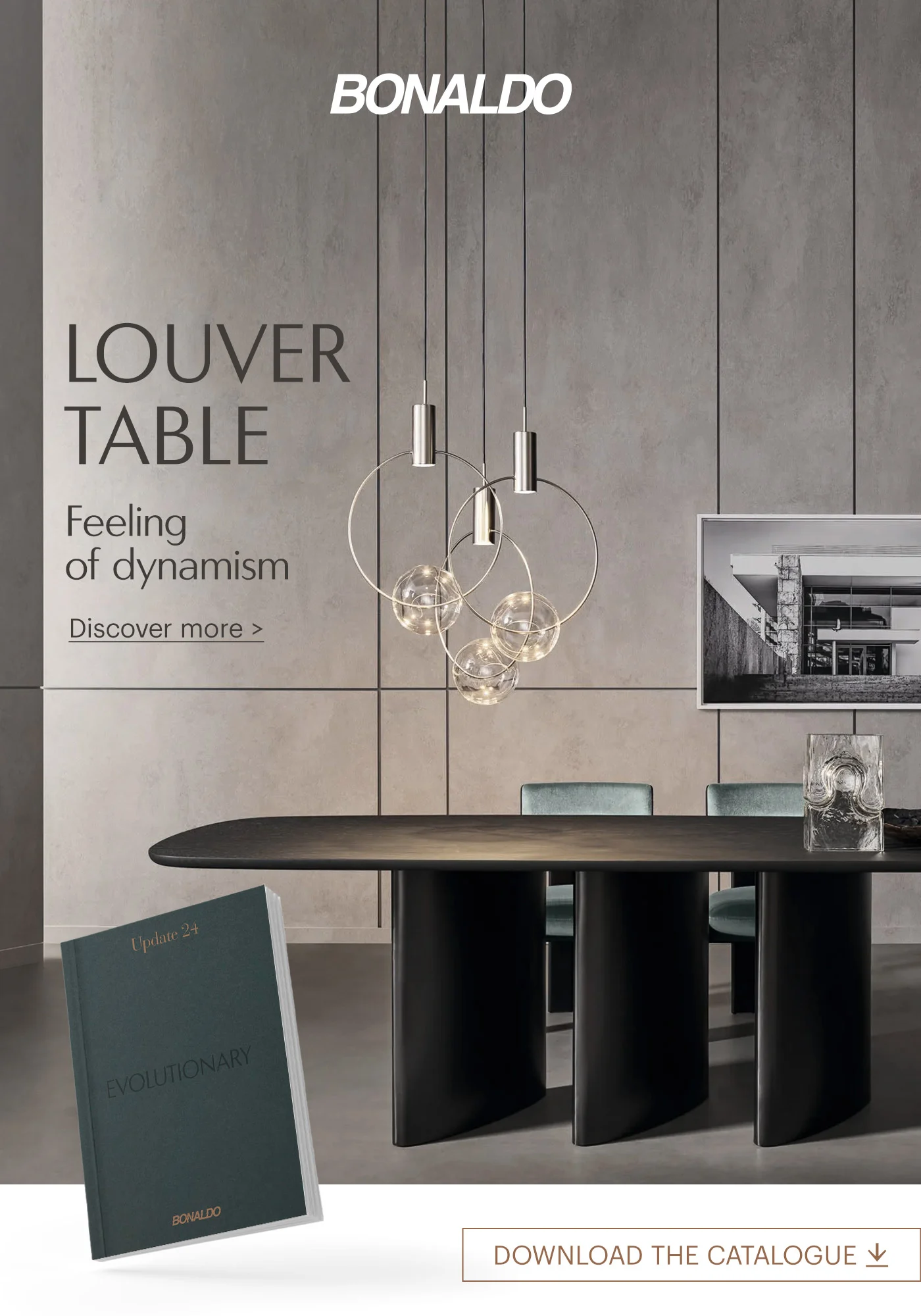 Archiproducts: Louver Table: a feeling of dynamism, the new table from Bonaldo | Milled