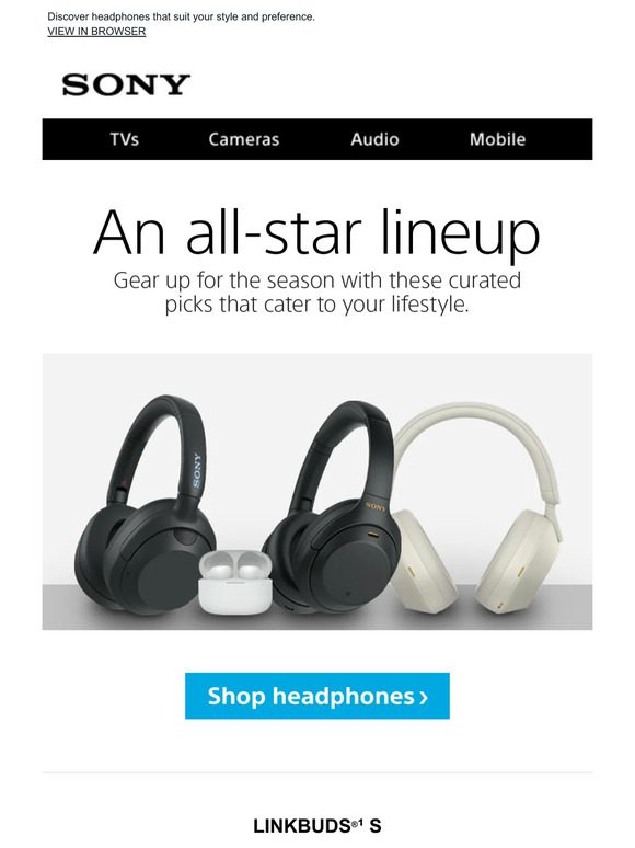 Sony Email Newsletters: Shop Sales, Discounts, and Coupon Codes