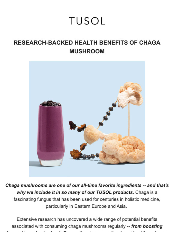TUSOL Wellness: Discover the 7 Health-Transforming Benefits of Chaga ...