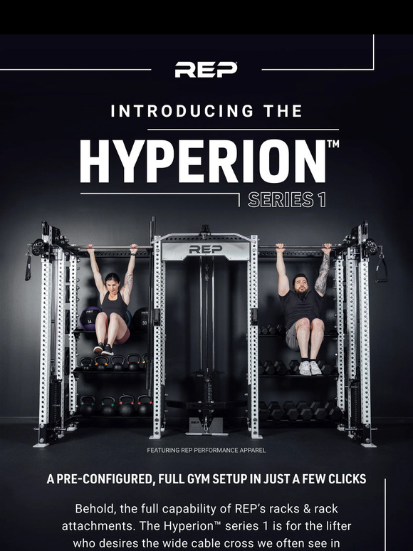 REP Fitness: Just Launched: The Hyperion™ Series 1 Cable Crossover | Milled