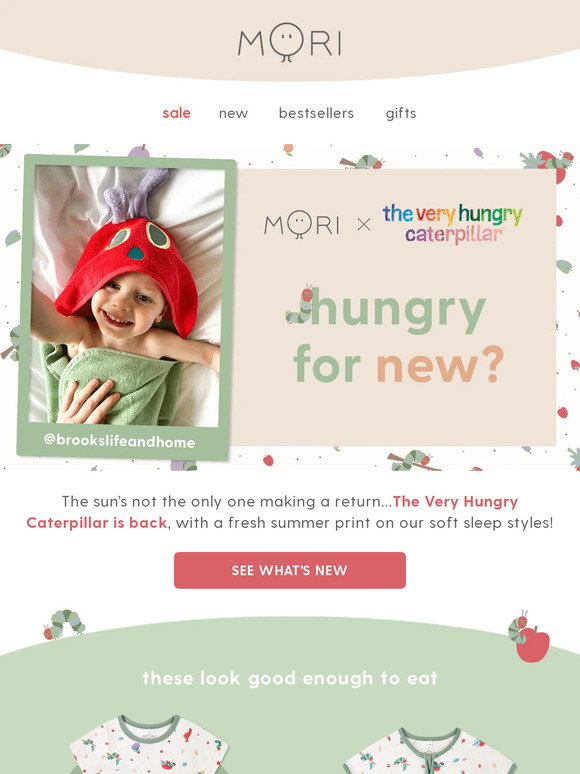 Mori: Hungry for a new print? The Caterpillar is BACK 🐛🍎 | Milled