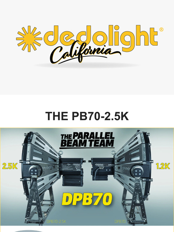Dedolight: 🎬Cinegear 2024 : Dedolight's DPB70-2.5K and EFLECT take the ...
