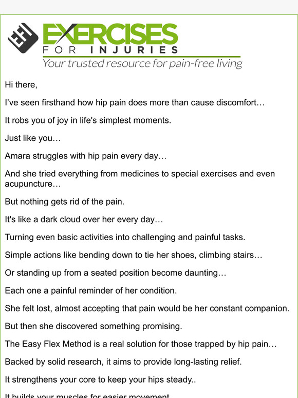 Exercises For Injuries: Why Ignoring Your Hip Pain Could Lead to ...