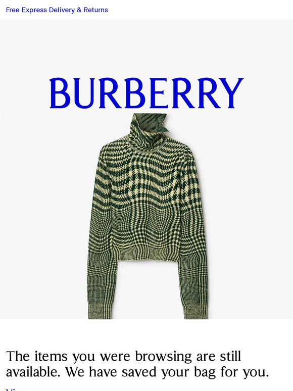 Burberry Email Newsletters: Shop Sales, Discounts, and Coupon Codes