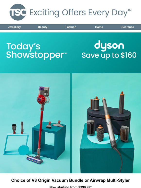 The Shopping Channel: Double Today’s Showstopper™ - Dyson & Himalayan ...