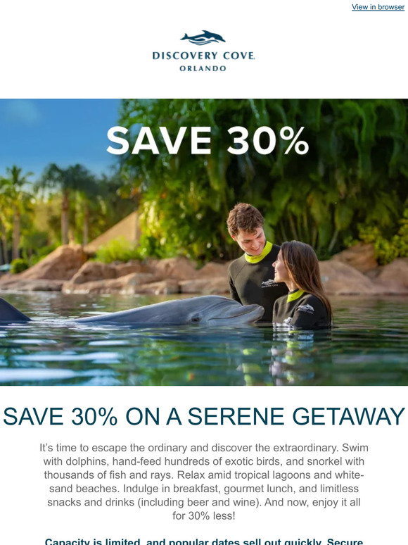 SeaWorld: 🌴 Save 30% on Paradise for a Limited Time 🌴 | Milled