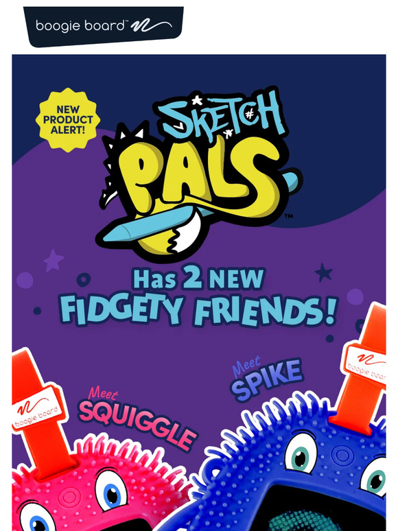Boogie Board: 🎉NEW Sketch Pals Are Here: Meet the Fidgety Friends! | Milled