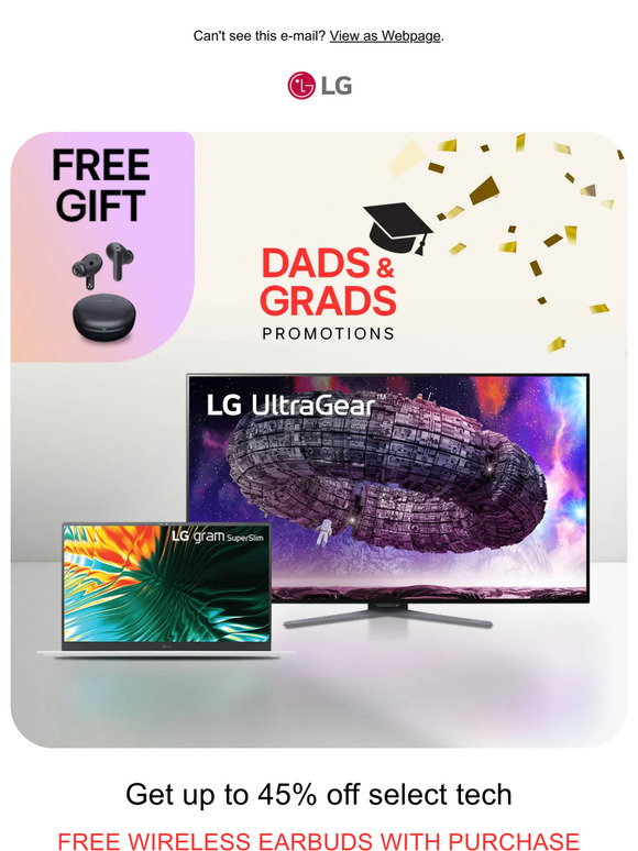 LG Signature: Celebrate Dads & Grads with tech savings | Milled