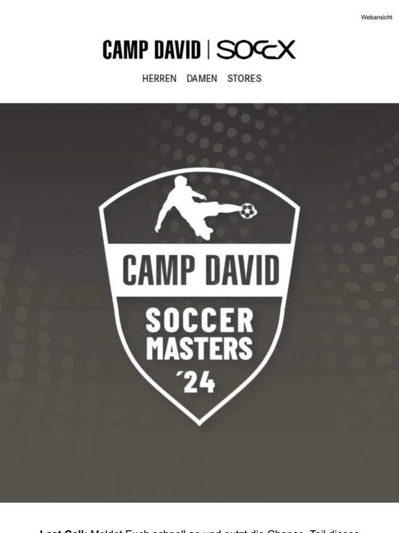 CAMP DAVID: CAMP DAVID Soccer Masters 2024! ⚽ | Milled