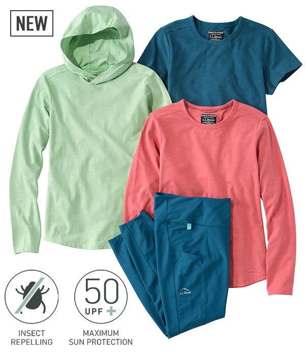 L.L.Bean: NEW Soft, Cool Bug Repellent Tops | Milled