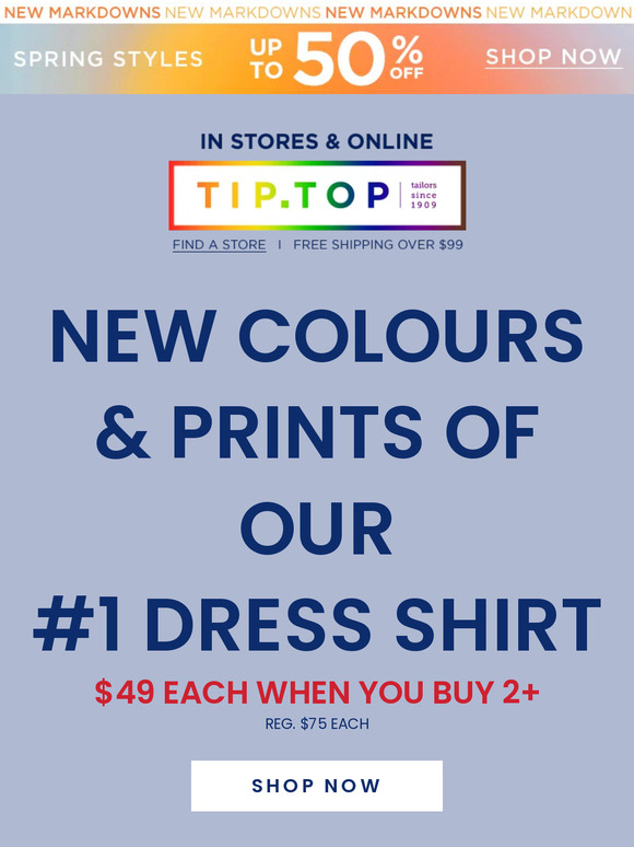 Tip Top Tailors: The Perfect Shirt For EVERY Life Event | Milled