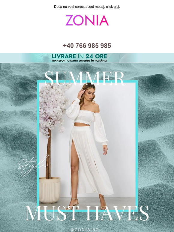 Zonia: 🩵 Top 10 tinute pe care trebuie sa le ai vara aceasta >> | Milled
